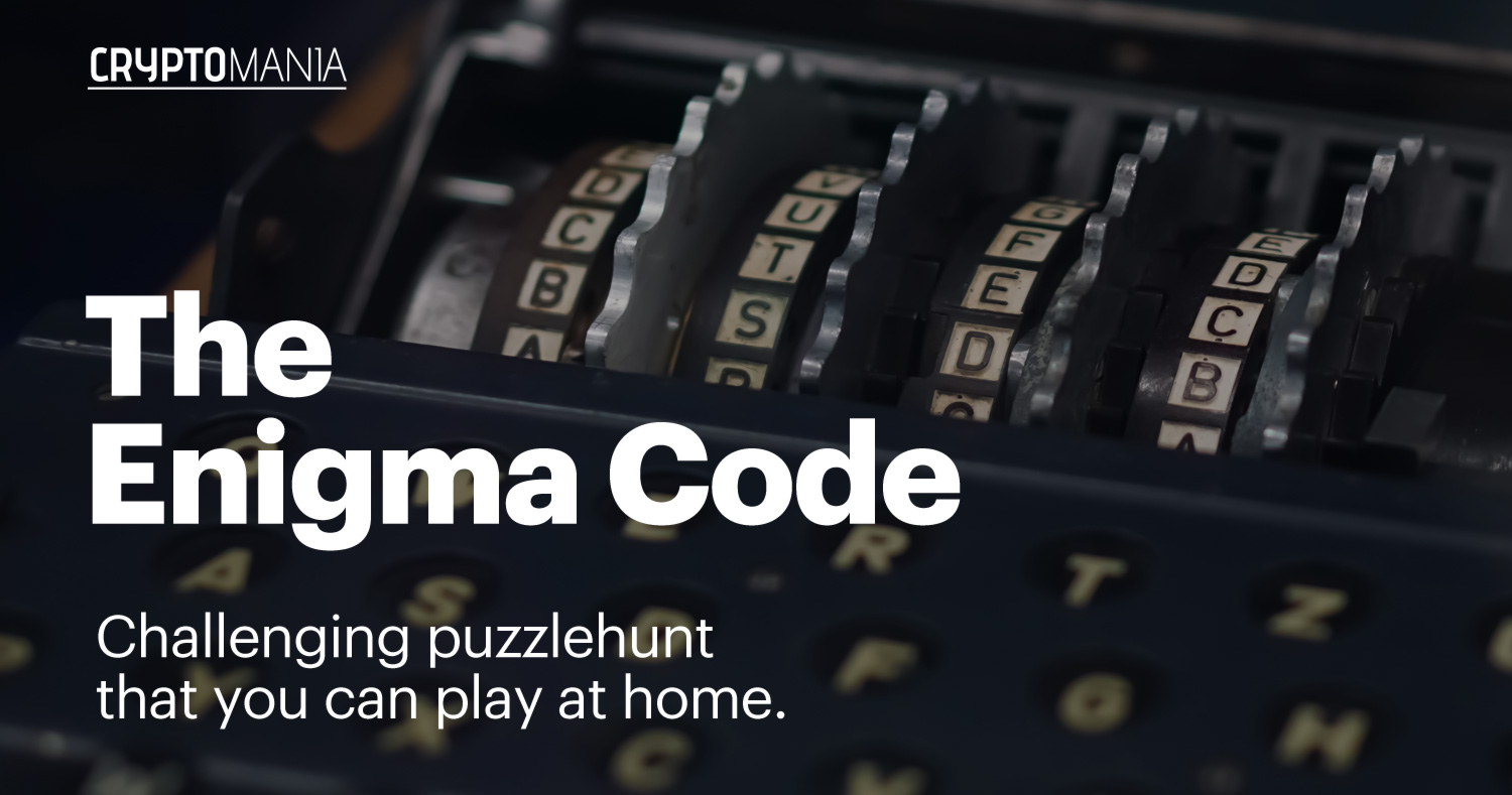 The Enigma Code - puzzlehunt that you can play at home.